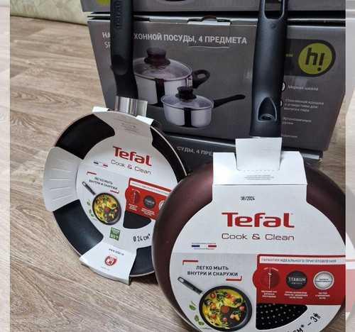 Сковорода tefal новая