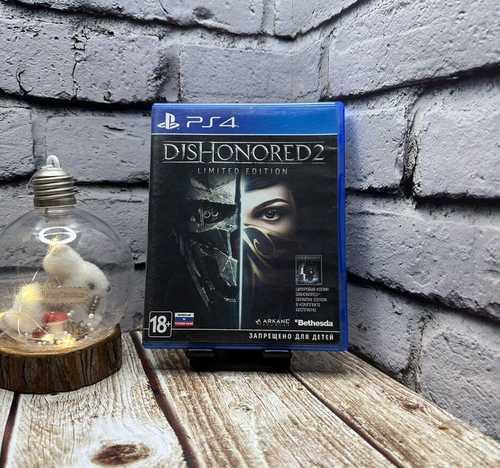 Dishonored 2 ps4 диск