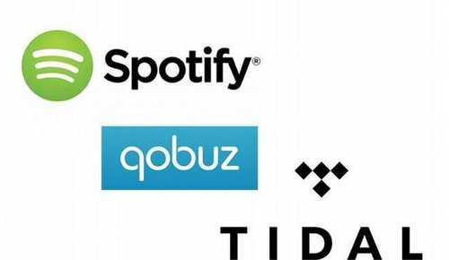 Подписки Spotify, Qobuz, Tidal (пожизненно)