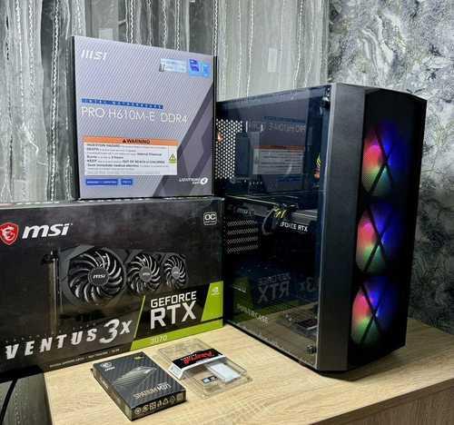 Игровой пк: i5 12400f/ RTX 3070/ 16 озу