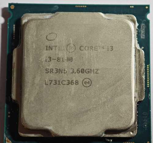 Intel core i3 8100