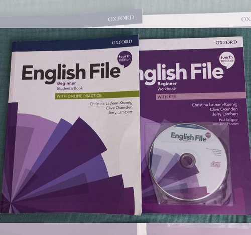 Комплект English File Beginer student's book