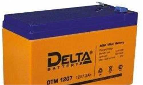 Аккумулятор Delta dтm 1207 (12V, 7Ah) для UPS