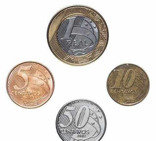 Подарочный набор 4-х монет 5, 10, 50 сентаво и 1 р