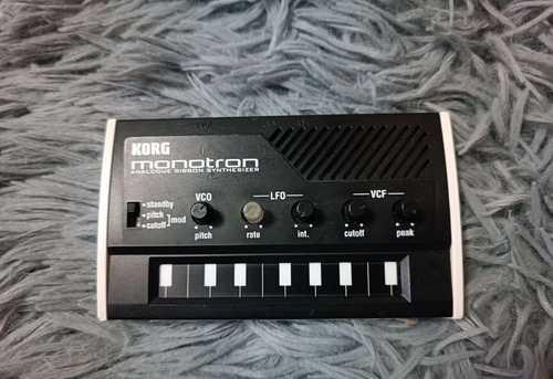 Аналоговый синтезатор korg monotron