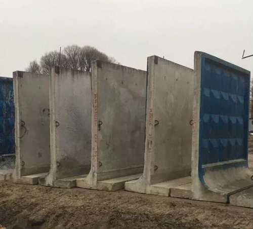 Забор бетонный бу