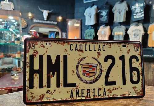 Винтажный авто номер Cadillac HML 216