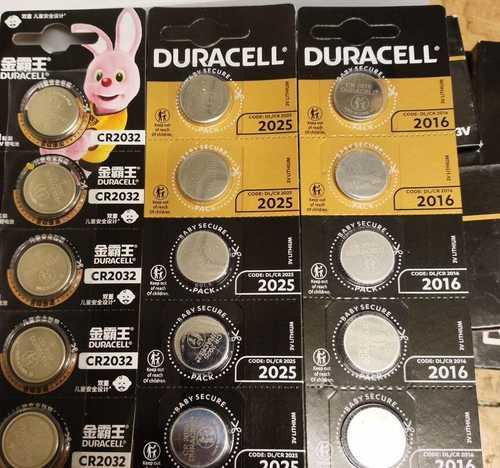 Duracell CR2016 CR2025 CR2032 LR6 LR03