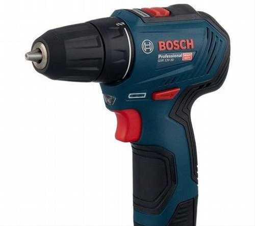 Новый Bosch GSR 12V-30 Безударный шуруповерт 0601