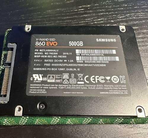 Ssd samsung 860 evo 500gb