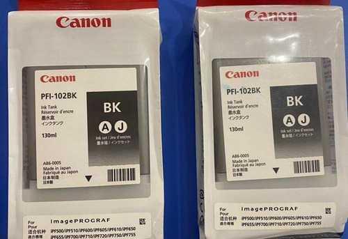 Картридж Canon PFI-102BK для canon IPF-605