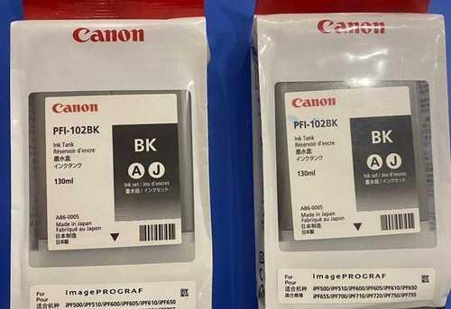 Картридж Canon PFI-102BK для canon IPF-605