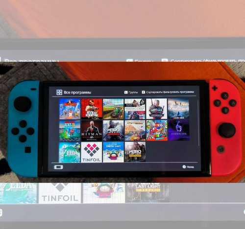 Nintendo switch oled прошитая 256гб