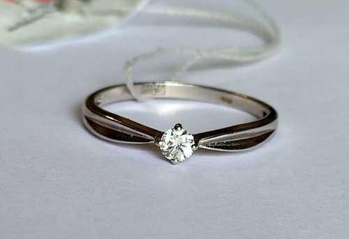 Новое золотое кольцо с бриллиантом