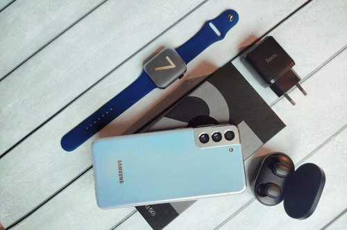 Samsung galaxy s21 plus голубой