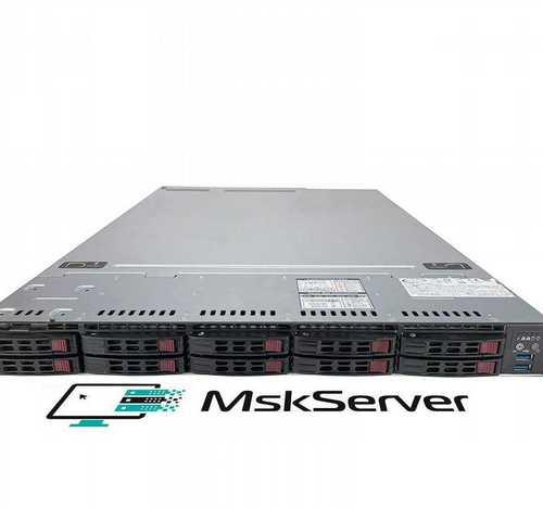 Сервер Supermicro 1029U-TR4T+ 2xGold 6252 64Gb