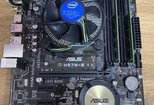 Мощный комплект i5-4670/8Gb/Asus H97M-E M.2