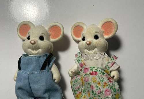 Sylvanian families семья мышей