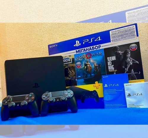 Sony playstation 4 slim 1tb с играми