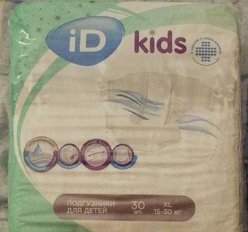 Подгузники id-kids 15-30 кг