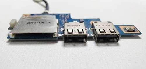 Плата включения, USB и CR Samsung NP370R5E