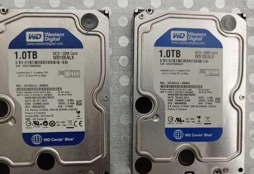 Western Digital 1Tb WD10ealx пара