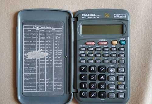 Калькулятор Casio DJ107A 56 функции