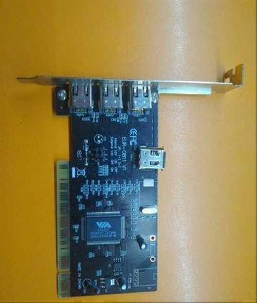 Плата расширения PCI USB, FireWire 1394