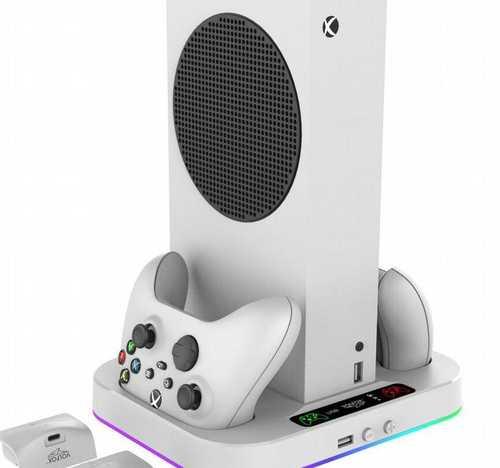 Стенд volfox с зарядкой и RGB для Xbox series S