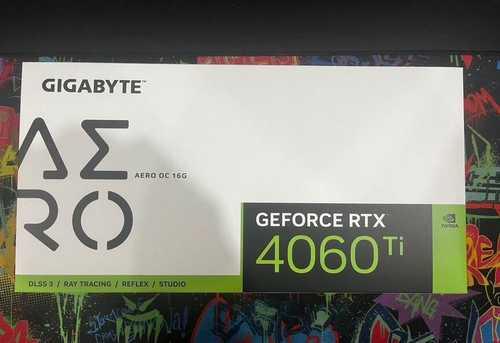 Видеокарта gigabyte RTX 4060TI aero oc 16gb