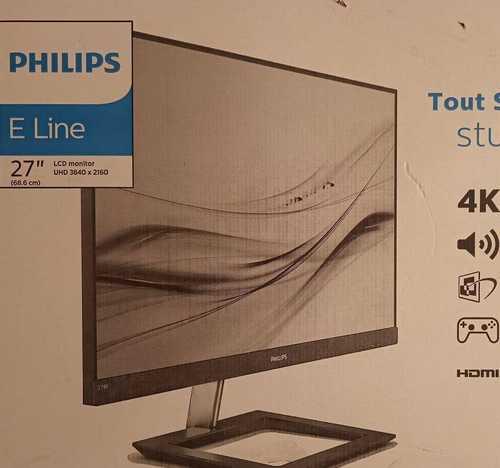 Монитор Philips E Line 4K 27''