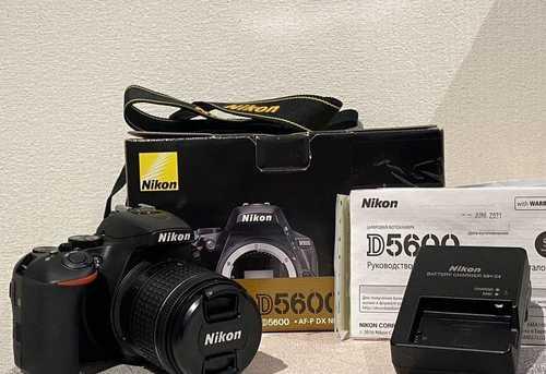 Nikon D5600 kit (пробег 370 кадров)