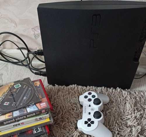 Sony playstation 3 slim прошитая   диски