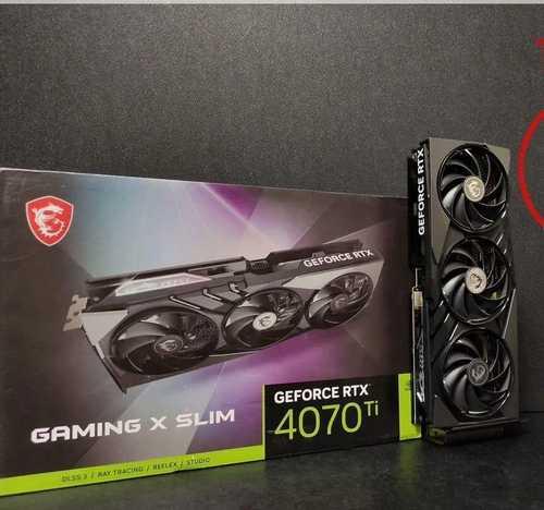 Msi RTX 4070Ti Gaming X Slim 12gb / Обмен/Гарантия