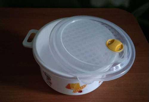 Посуда для микроволновки контейнер ёмкость 1,8л