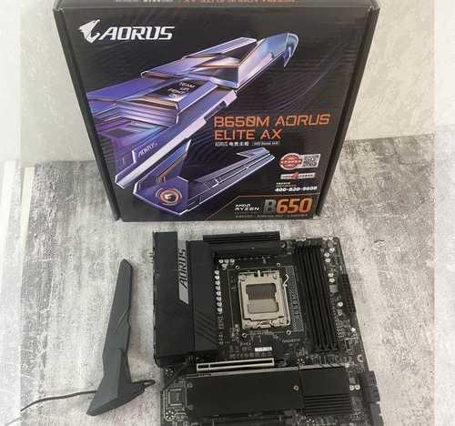 Материнская плата b650m aorus elite ax