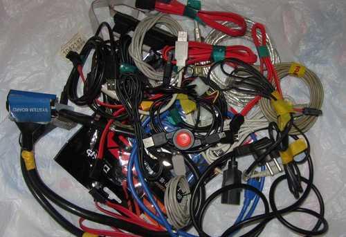 Компьютерные кабели, переходники IDE, USB, SATA