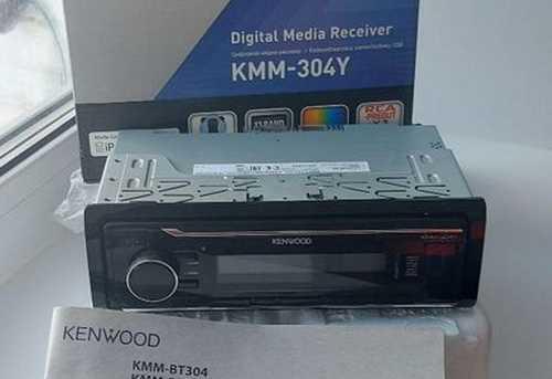 Процессорнрный автомагнитофон Kenwood KMM-304Y