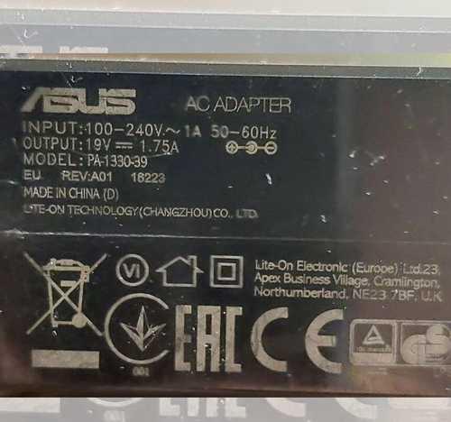 Зарядка для ноутбука asus 19v