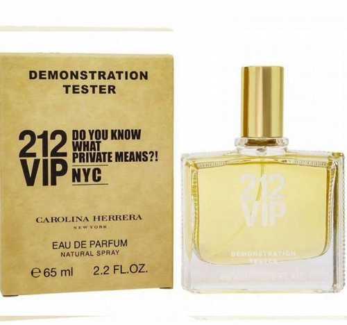 Carolina herrera 212 vip NYC, 65ml, тестер ОАЭ