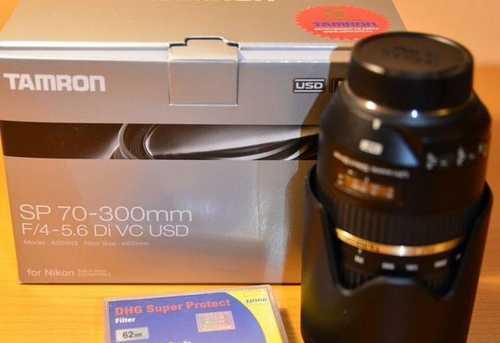 Объектив Tamron SP 70-300 f/4-5.6 Di VC USD Nikon