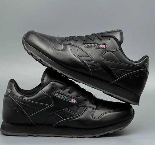 Reebok Black Classic Leather