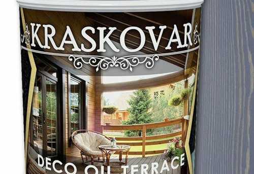Масло Kraskovar Deco Oil Terrace Джинсовый 0,75л