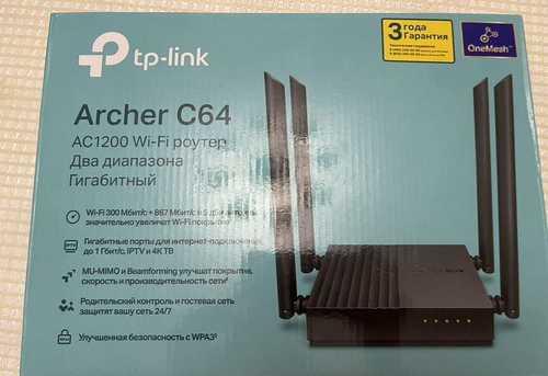 Wifi роутер tp link archer c64