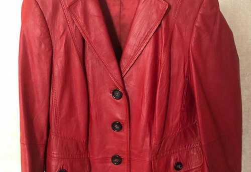 Пиджак кожаный новый gerry weber р-р 52-54