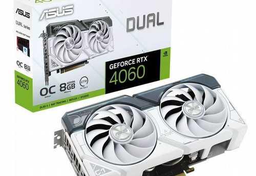 Видеокарта asus GeForce RTX 4060 8Gb white edition