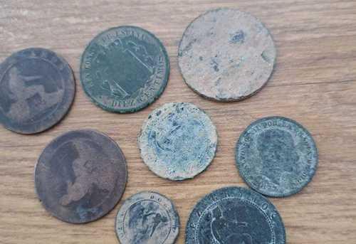 Монеты Испании 19 век