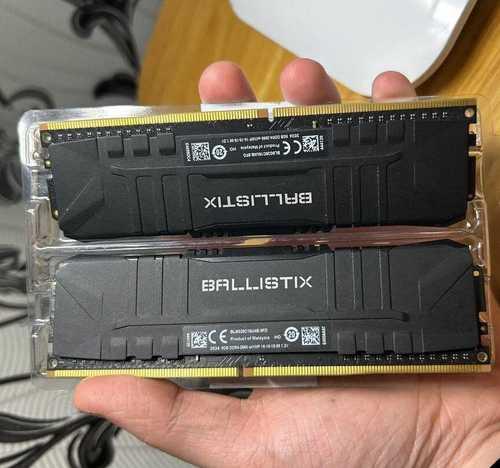 Оперативная память Crucial Ballistix 16 гб DDR4 26