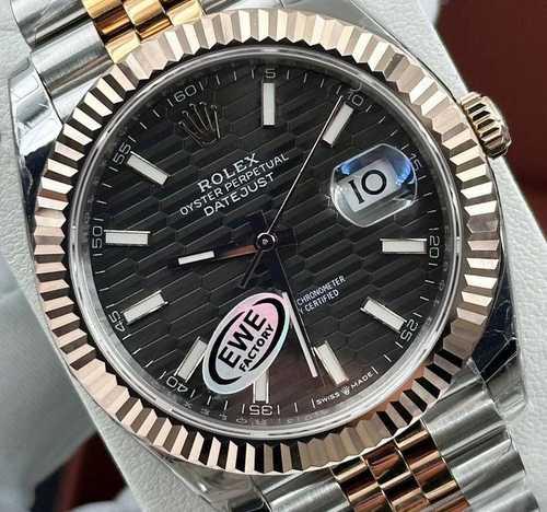 Часы Rolex Datejust Grey Dial Two-Tone