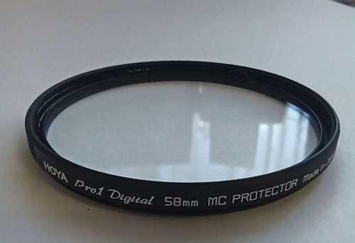 Светофильтр Hoya Pro1 Digital 58mm MC Protector